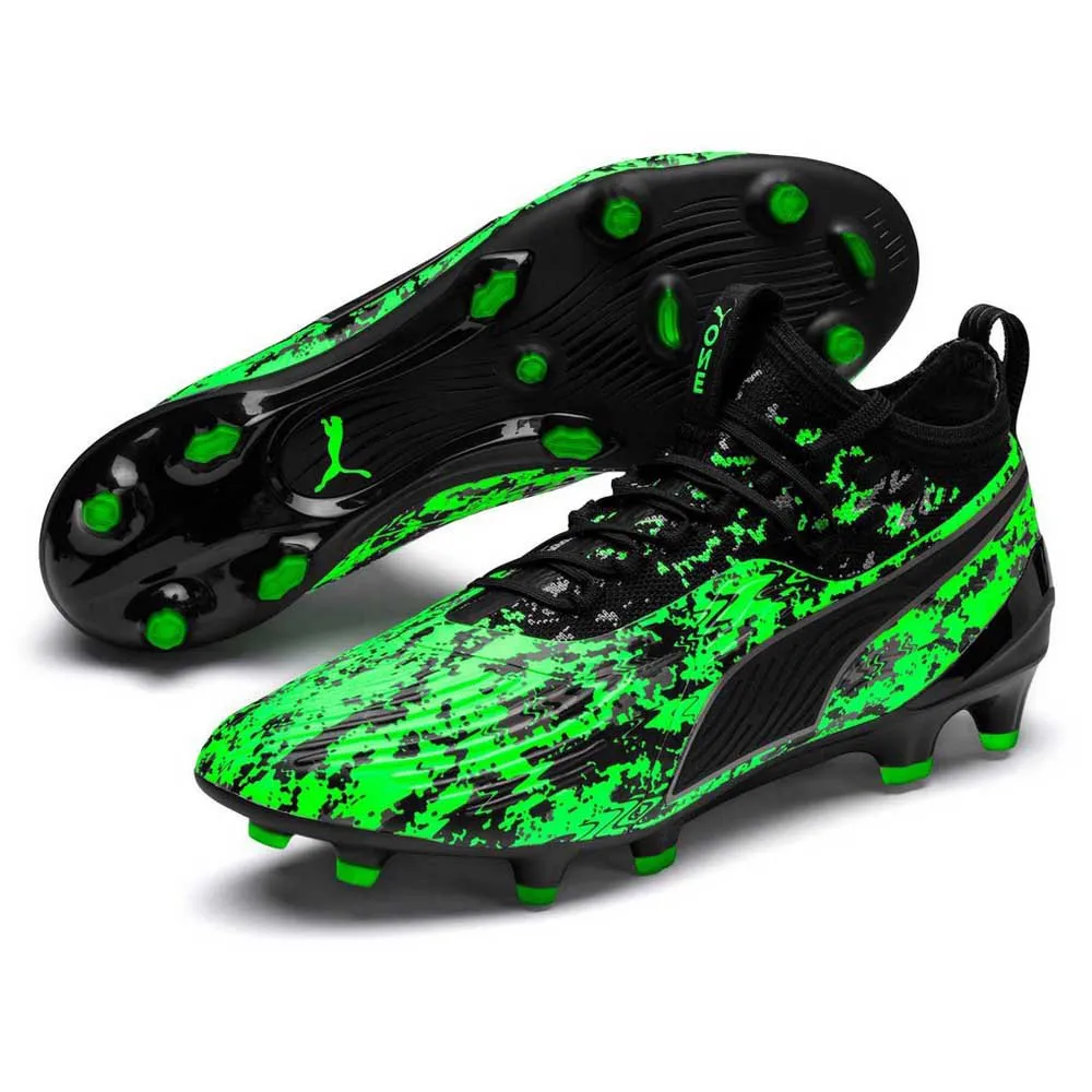 Puma Botas Fútbol One 19.1 Synthetic FG/AG Verde, Goalinn